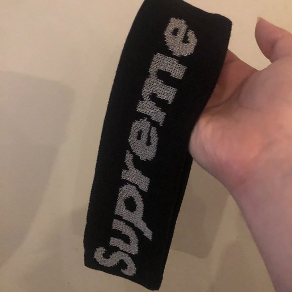Supreme | Accessories | Used Supreme Black Headband 3m | Poshmark